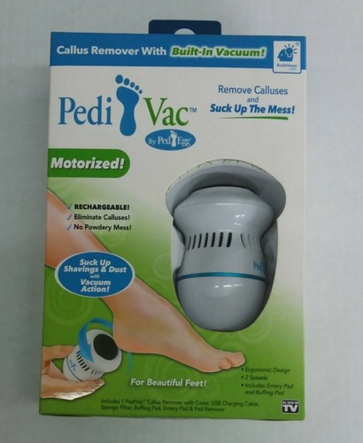 Pedi Vac by Ped Egg - Callus Remover for Feet with Built-in Vacuum ...