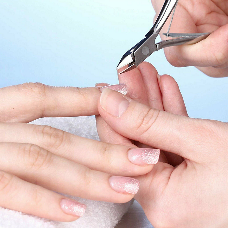 Stainless Steel Cuticle Nail Nipper Clipper Manicure Plier Cutter Tool ...