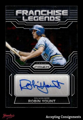 2023 Panini Prizm Franchise Legends Signatures #3 Robin Yount AUTO ...