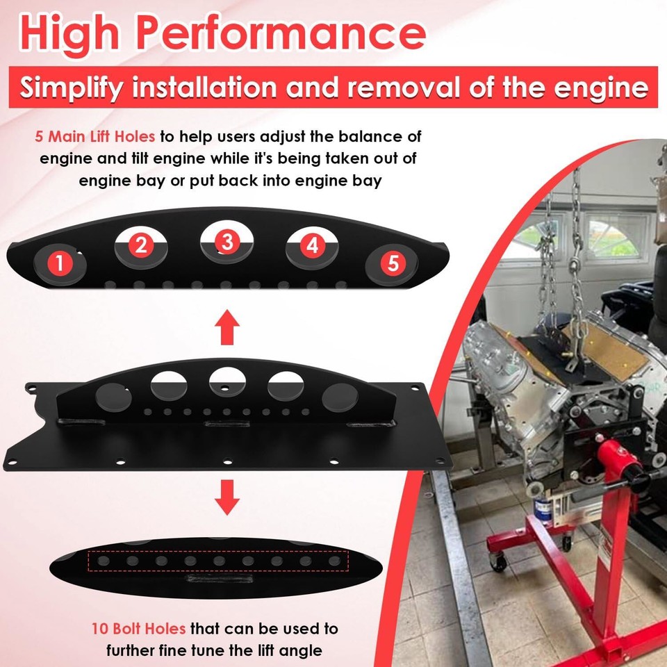 Engine Hoist Lift Plate Engine Hoist Picker Crane Lift Plate for Chevy ...