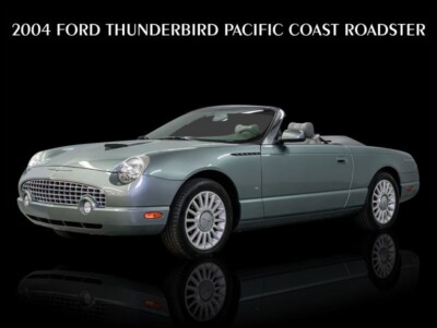 2004 Ford Thunderbird Pacific Coast Roadster NEW Metal Sign: 12x16 ...