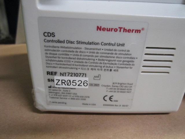 Smith & Nephew CDs 7210771 Controlled Disc Stimulation Control Unit for ...
