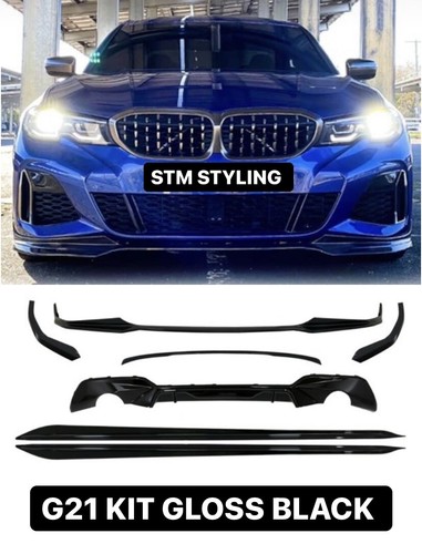 BMW 3 SERIES G20 G21 M PERFORMANCE BODY KIT FRONT SPLITTER REAR ...