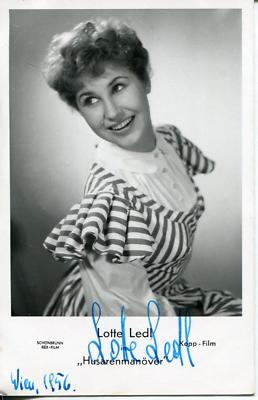 Lotte Ledl Autograph Actress Heidi / Derrick / Tatort Signed Photo | eBay
