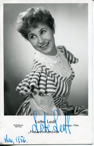 Lotte Ledl Autograph Actress Heidi / Derrick / Tatort Signed Photo | eBay