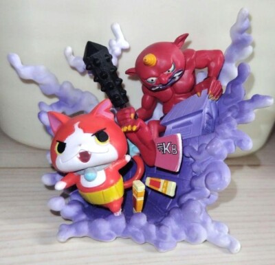 Japanese anime Yo-kai Watch figure Jibanyan and Red Ogre | eBay
