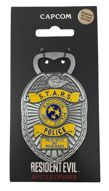 Resident Evil Bottle Opener - RCPD Stars Badge Official for sale online ...