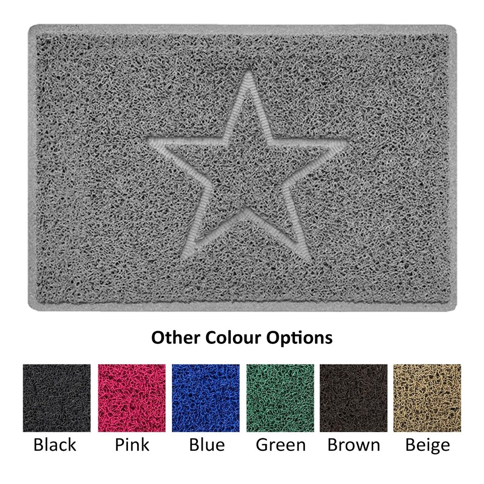 Heavy Duty Non Slip Rubber Back Barrier Door Mat Kitchen Floor Mats ...
