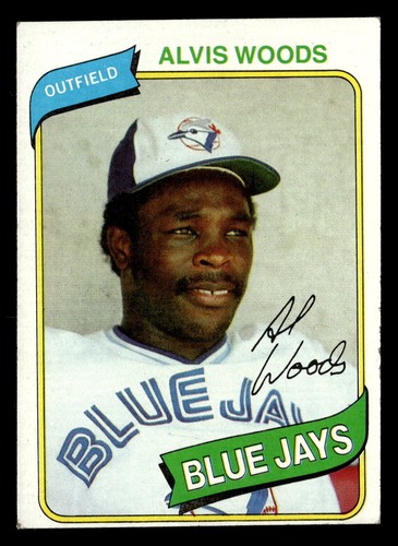 1980 Topps Alvis Woods #444 EX Toronto Blue Jays | eBay