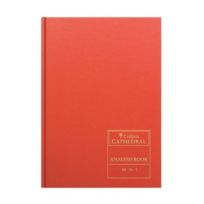 Collins Cathedral Analysis Book Cash Columns 96 Pages 69/16.1 811116/2 ...