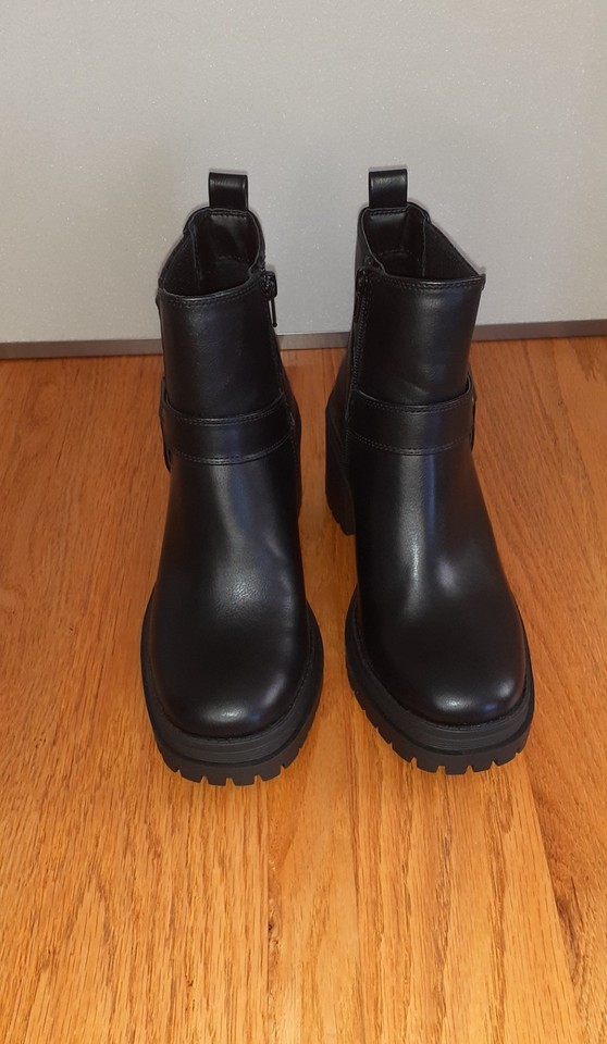Sincerely Jules Dolphin Combat boots 7 M black | eBay