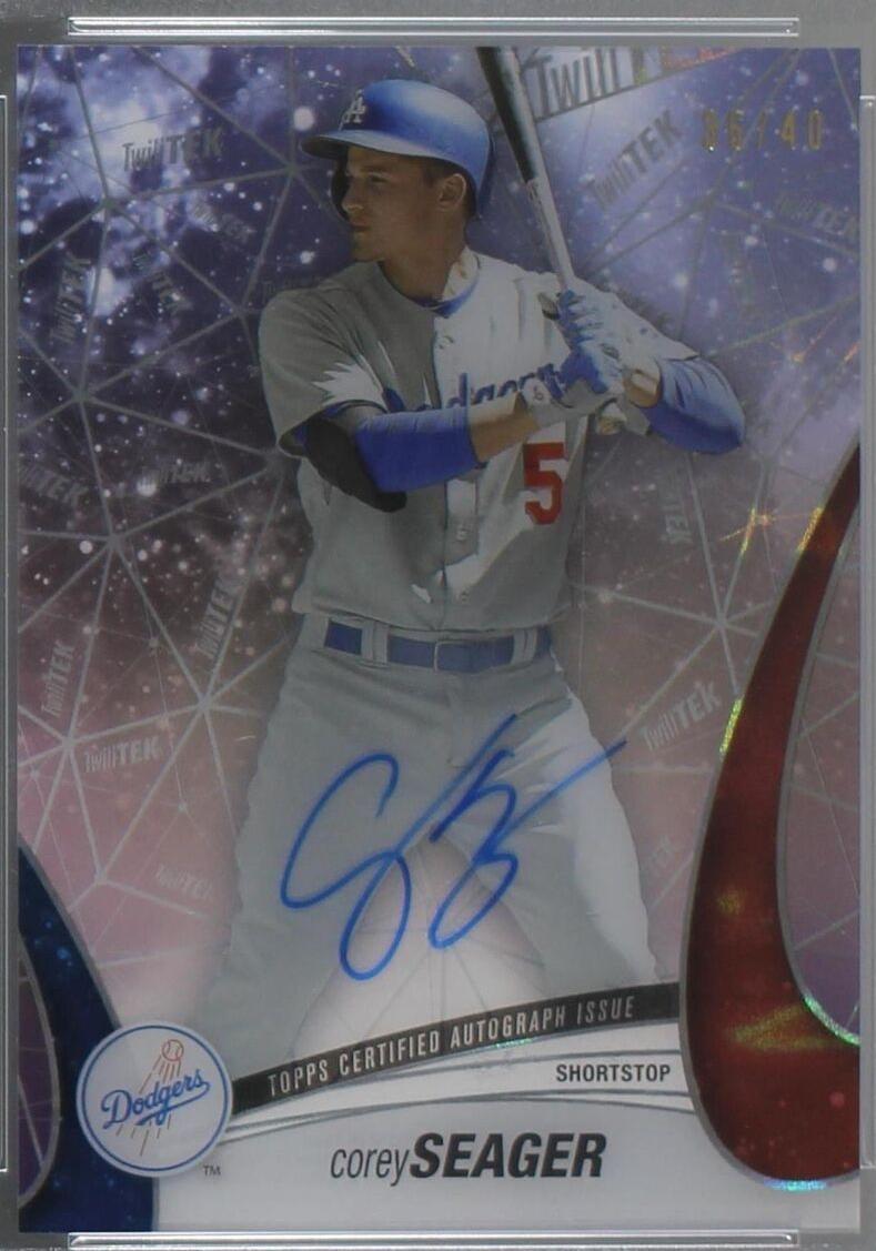 2017 Topps High Tek - Twilitek Corey Seager #TW-CS Autographs /40 (AU ...