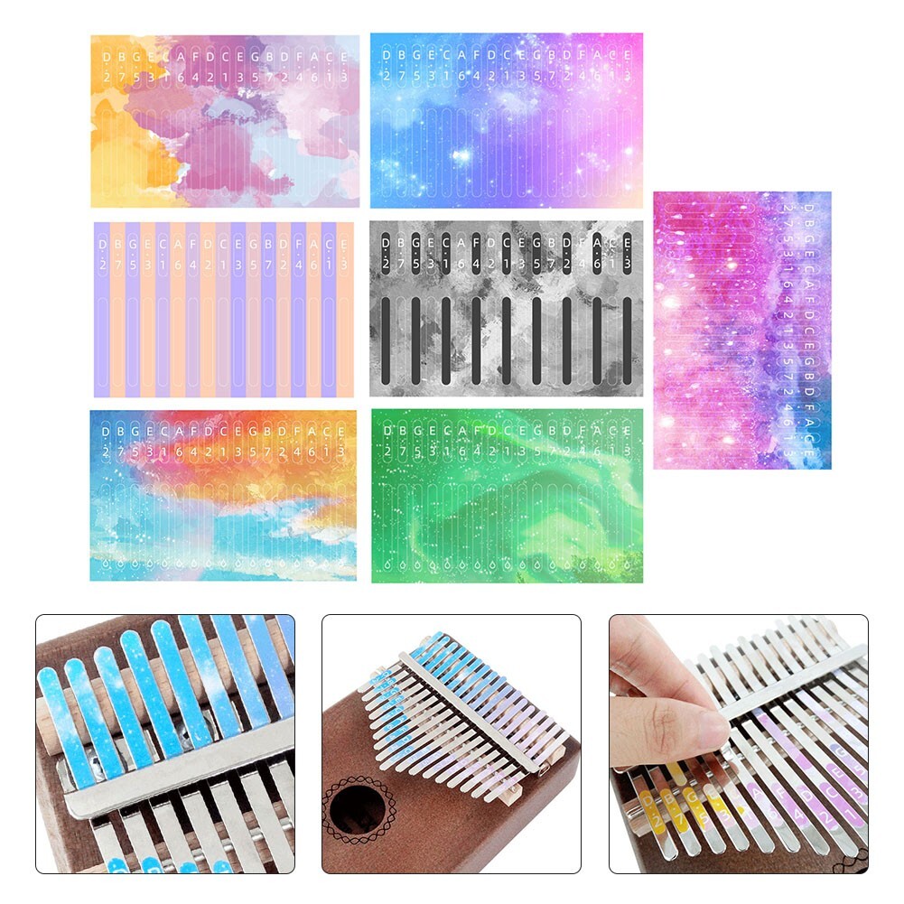 Kalimba unbeatable Sticker 17 Keys Scale Musical