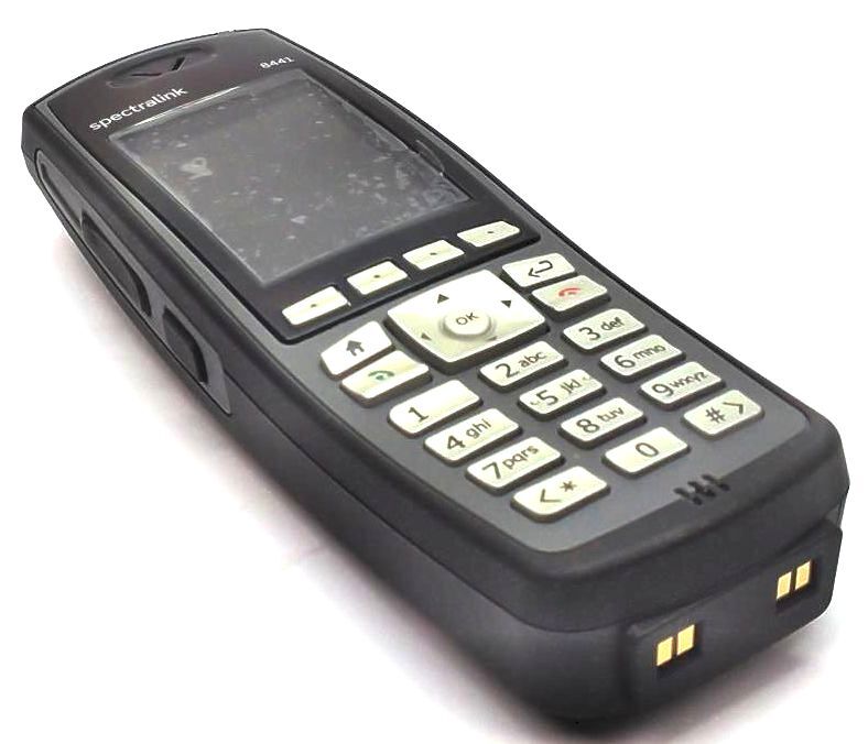 Spectralink 8441 Lync Handset VoIP Phone Handheld Wireless Wi-Fi 2200 ...