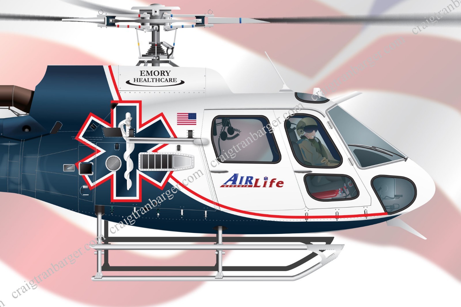 Helicopter,Airlife,Georgia,eurocopter,AS350,Écureuil,AStar,paramedic ...