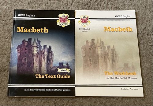 GCSE English Macbeth CGP Revision Bundle Text Guide and workbook | eBay UK