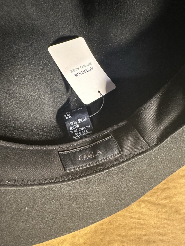 Made In Japan: Ca4La Fedora Wool Hat Pharrell Williams Style Black ...