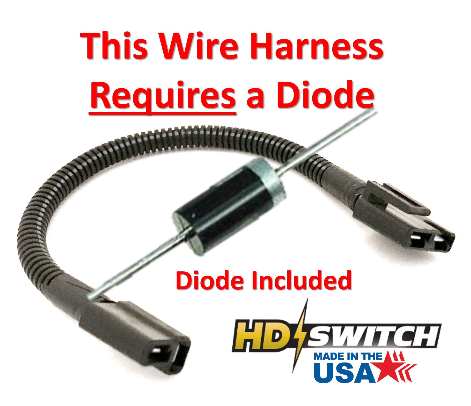 Wire Harness fits Bad Boy 070-2000-00 PTO Clutch Pigtail w/Diode Made ...