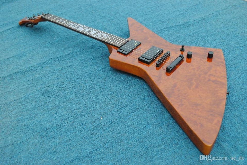 Rare Heavy Metallic Explorer Electric Guitar Mahogany Body, Sun Ray ...