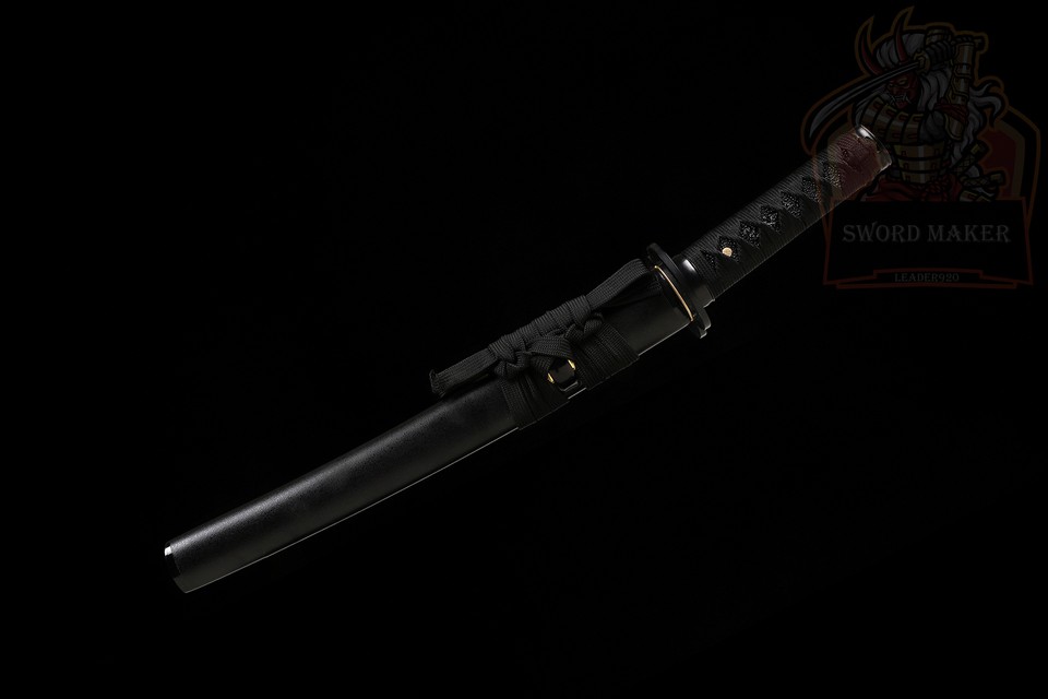 20'' Tanto T10 Steel Clay Tempered Japanese Samurai Short Sword Real ...