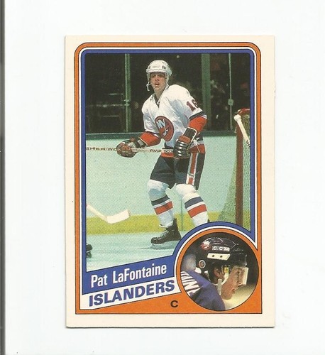 1984-85 PAT LAFONTAINE O-PEE-CHEE HOCKEY CARD #129 ROOKIE "BEAUTY" | eBay