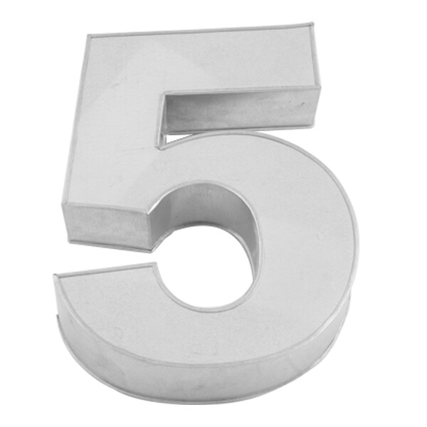 Small Number Five Birthday Wedding Anniversary Cake Tins / Pans / Mould ...