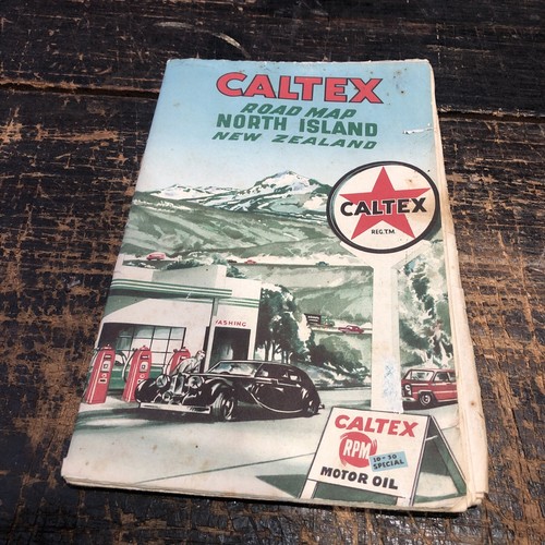 Caltex Road Map Vintage North Island New Zealand | eBay Australia