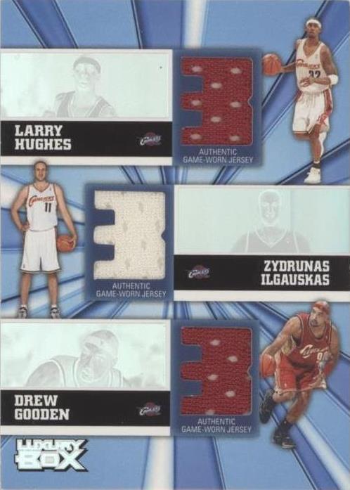 2005-06 Topps Luxury Box - Trinity Relics Zydrunas Ilgauskas, Larry ...