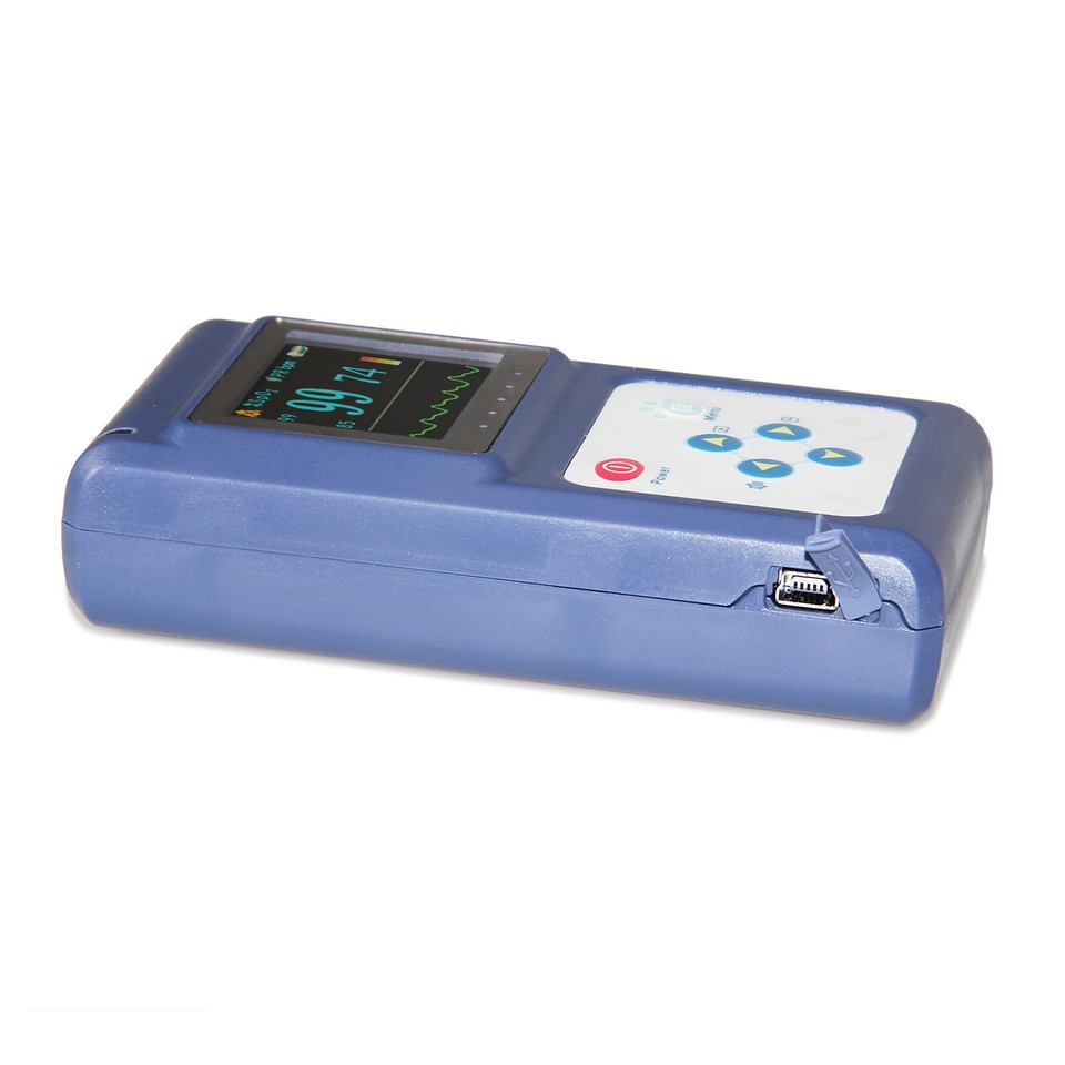 Veterinary pulse oximeter Handheld SPO2 Pr monitor ear Tongue Probe+ ...