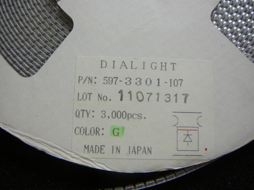 DIALIGHT LED SMT Green Rectangular Clear 3mm 1210 Pkg **NEW** 10/PKG | eBay