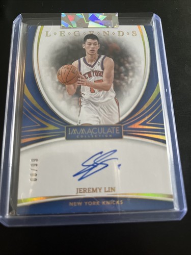 Jeremy Lin 2023-24 Panini Immaculate Legends Autograph Auto /99 Knicks ...