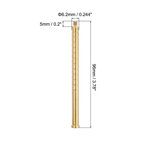 300 Grain Archery Arrow Brass Insert, 8 Packs for .244/ 6.2mm Carbon ...