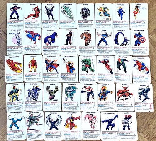 Top Trumps Marvel Super Heroes & Villains Card Game ©1977 | eBay UK