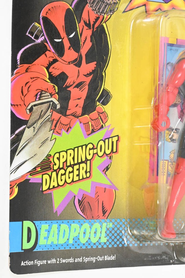 1992 The Uncanny X-Men X-Force Deadpool Marvel ToyBiz 4957 5" Action ...