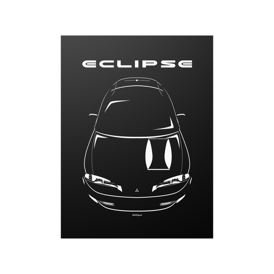 Mitsubishi Eclipse 2nd gen 1995-1999 Poster | eBay