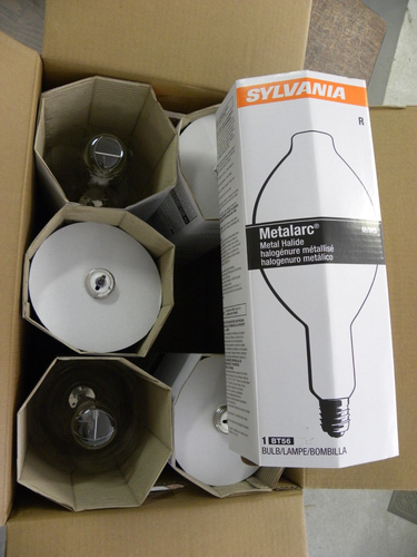(6-Pack) Sylvania M1000U BT56 Metal Halide 1000W Lamp Light Bulb M47/E ...