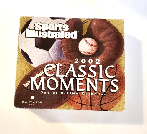 Sports Illustrated 2002 Classic Moments Day-at-a-Time Calander RARE! | eBay
