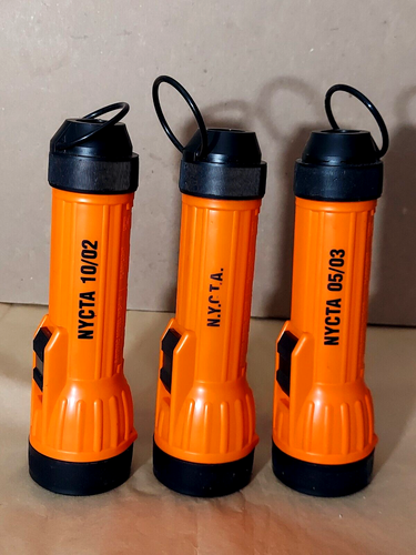 vtg NEW YORK CITY TRANSIT AUTHORITY NYCTA RAYOVAC/MHSA OFFICIAL FLASHLIGHT USA | eBay