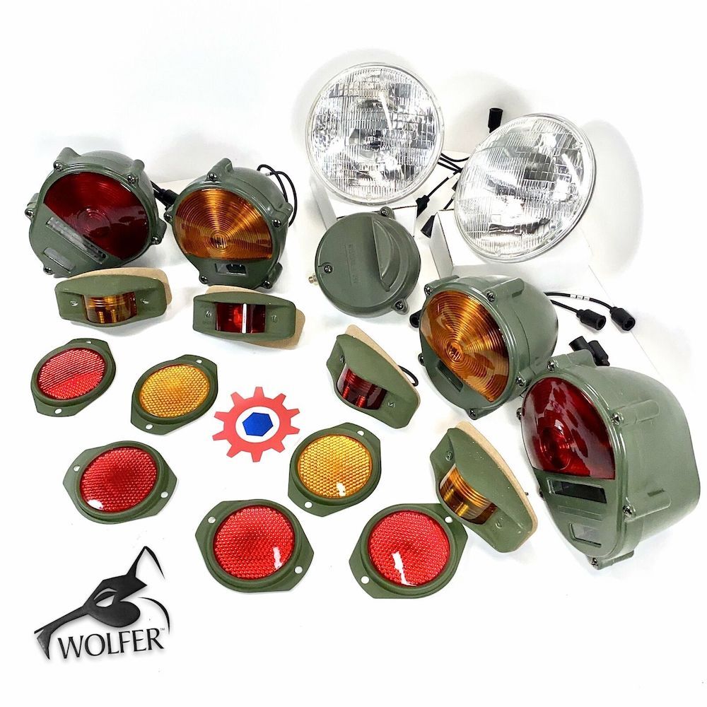 Set of Lights - Complete w/HL Reflector Marker BO Tail Parking(24V ...