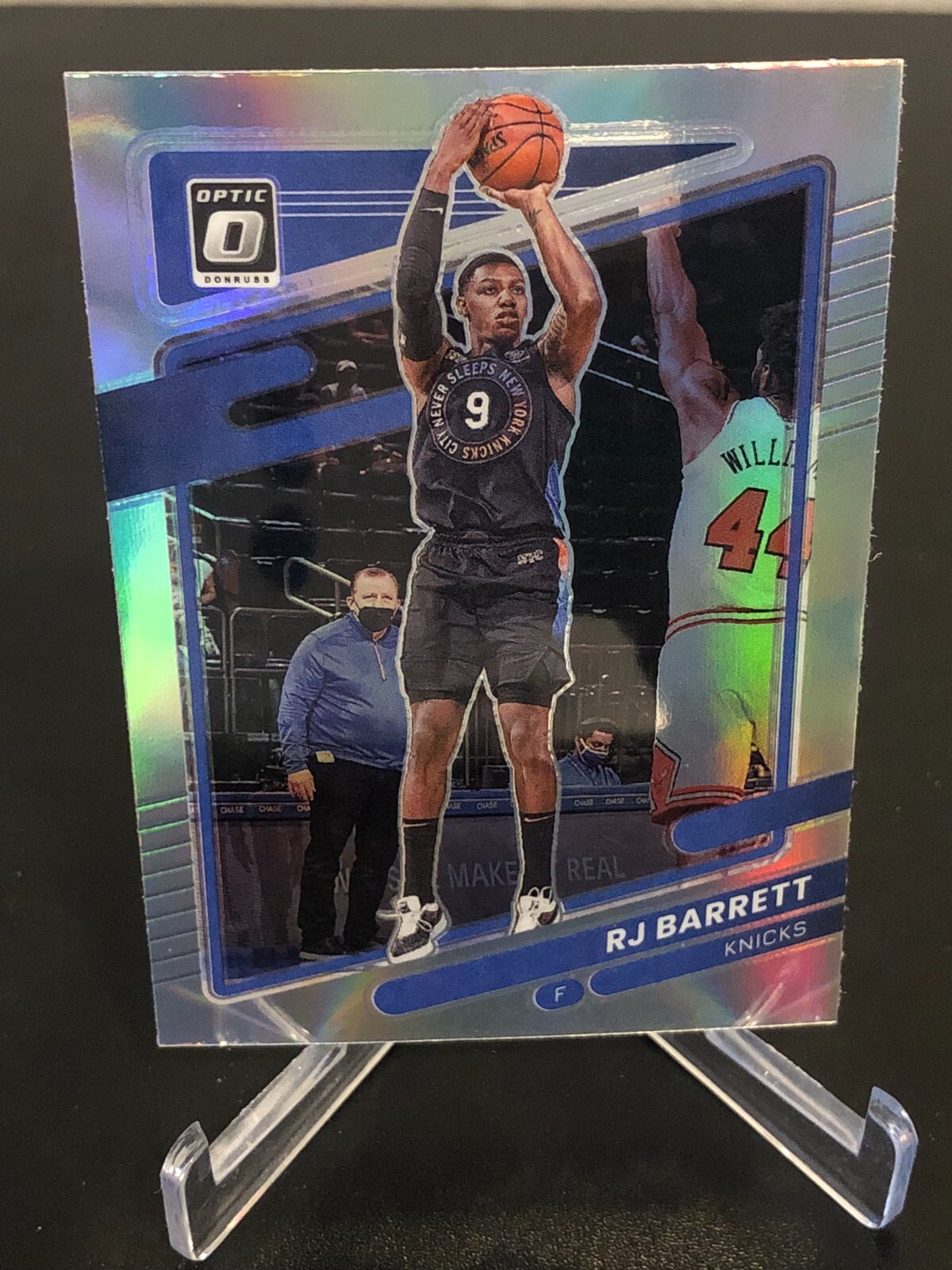 2021-22 Donruss Optic RJ Barrett Silver Holo Prizm 63 Knicks B248 | eBay