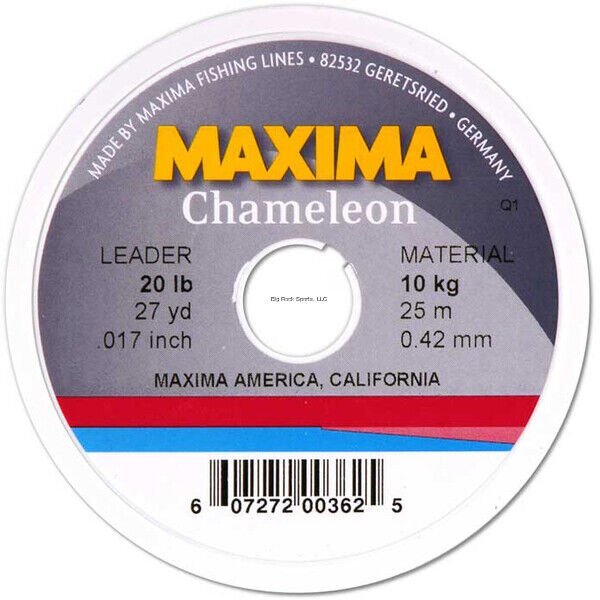 Maxima Fishing Line Leader Wheel Chameleon 8 Pound/27 Yard MLC-8 | eBay