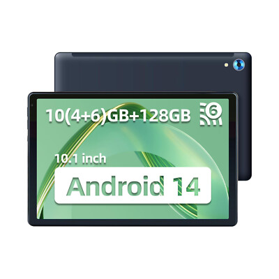 AEEZO 10 inch Octa-Core Android 14 Tablet 10+128GB,Dual Camera ...