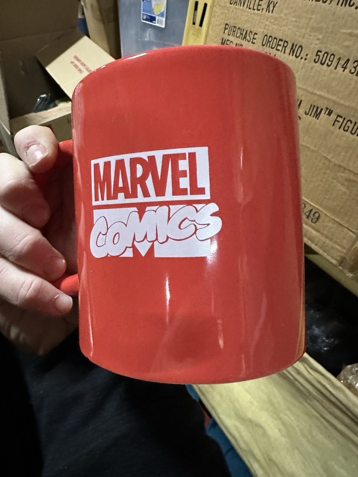 Marvel Comics Captain America Mug Large Great for coffee bear Pencils ...