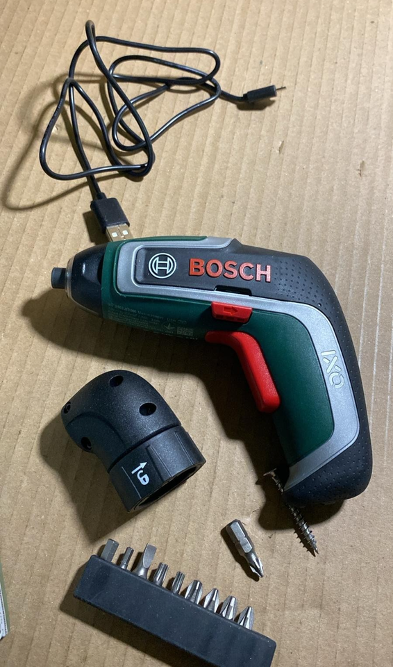 Bosch IXO Cordless Screwdriver 7th Generation, 3.6V, 2.0Ah, 5.5Nm, with ...