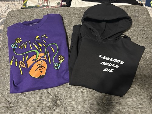 Juice World 999 Legends Never Die Purple Crewneck + Official Hoodie ...