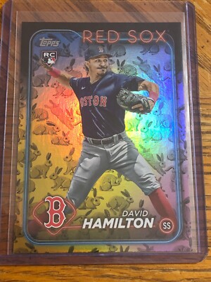 2024 Topps Blaster Easter Bunny Rabbit SP Foil David Hamilton Boston ...