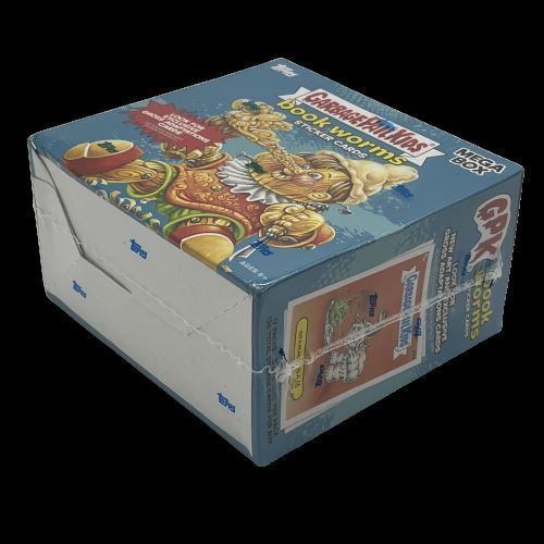 Garbage Pail Kids Book Worms Sticker Cards Mega Box NEW IN HAND SEALED ...