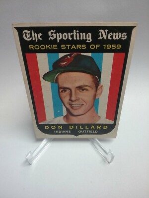 Don Dillard Indians 1959 Topps RC #123 | eBay