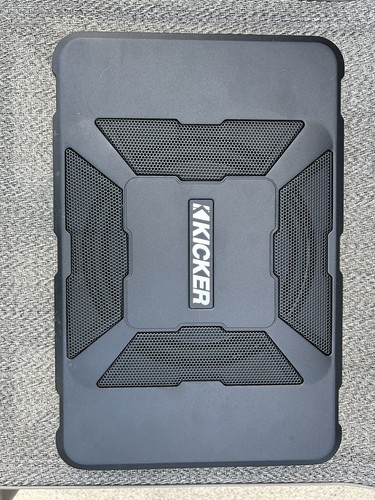 Kicker 11HS8 8" Hideaway Powered 150 Watt Subwoofer Enclosure Sub Box ...