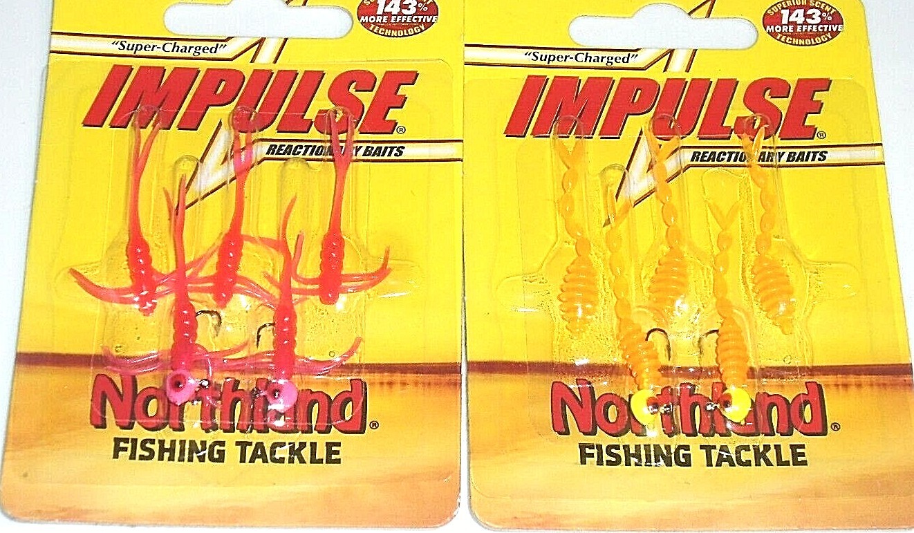 Northland Tackle Impulse Rigged Waterflea & Skeleton Minnow Jigs (Lot ...